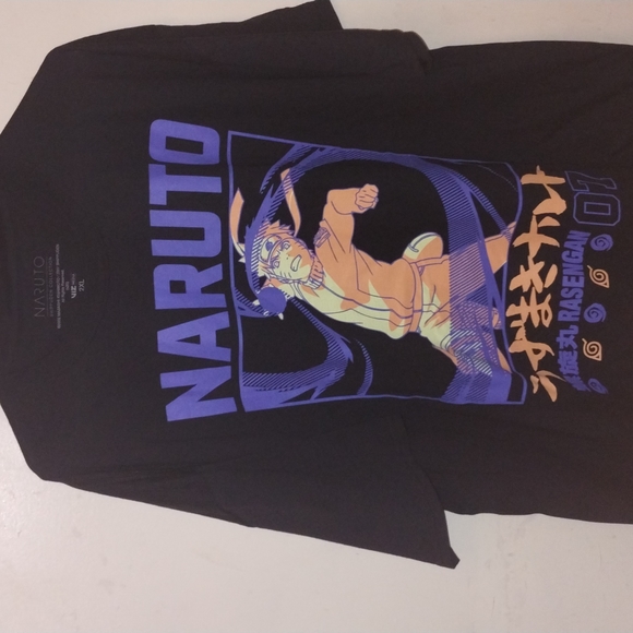 Naruto | Shirts | Naruto Shippuden Collection Naruto Square Black ...